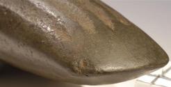 Stone; Axe, Granite, Fluted, Wisconsi, 6 inch.