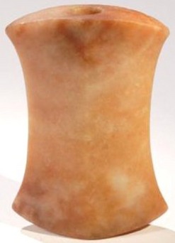 Stone; Bannerstone, Ferruginous Quartz, Hourglass Form, Single Face ...