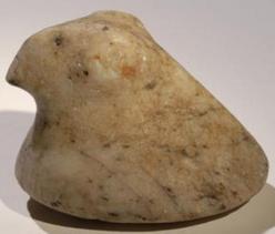 Stone; Birdstone Bust, Quartz, Early Woodland Period, Adena Culture ...