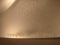 Acrylic Sculpture; Hart (Frederick), signed, Reflections, 16 inch.