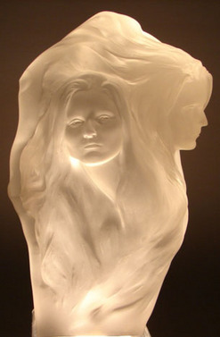 Acrylic Sculpture; Hart (Frederick), signed, Reflections, 16 inch.