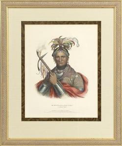 McKenney & Hall; Lithograph, Ki-On-Twog-Ky or Corn Plant, A Seneca ...