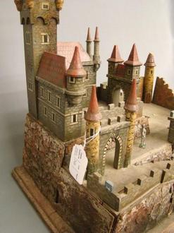 Toy Soldier; Britains, Castle Fort, Composition, Wood & Lithographed ...