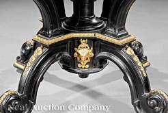 Furniture: Table-Center; Victorian, Renaissance Revival, Roux ...