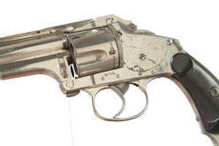 Revolver; Merwin Hulbert, Double Action, Folding Hammer, 38 Caliber.