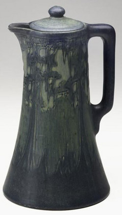 Newcomb College Pottery; Simpson (Anna Frances), Chocolate Pot & Cover ...