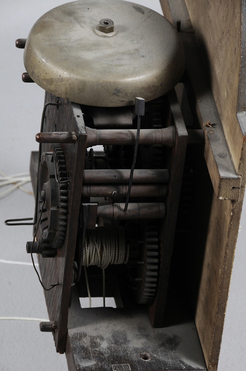 Tall Case Clock; Ohio, Federal, Watson (Luman), Cherry, Broken Arch, Masonic Dial, Wood Works ...