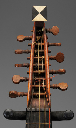 Strings; Gittern, Baroque, Preston Maker, Pierced Rosette Soundhole, 29 ...