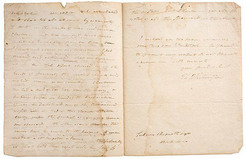 Autograph Letter Signed; Robertson (Thomas Bolling), 1812, To Fulwar ...