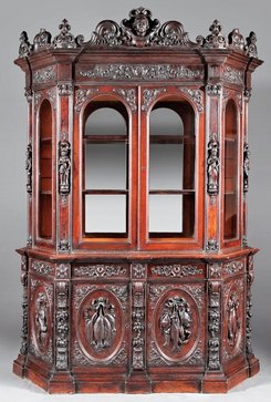 Furniture: Cabinet; Victorian, Renaissance Revival, Roux (Alexander ...