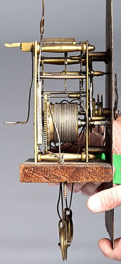 Tall Case Clock; Massachusetts, Federal, Doull (James), Cherry, Dome ...