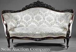 Furniture: Suite-Parlor; Victorian, Rococo Revival, Carved & Laminated ...