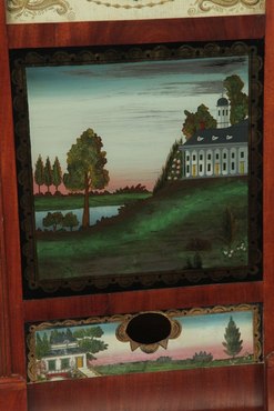 Shelf Clock; Jeromes & Darrow, Triple Decker, Pillar & Scroll, Mahogany ...