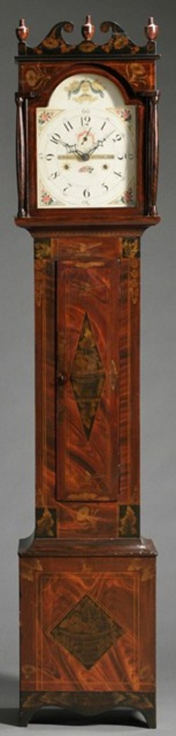 Tall Case Clock; Connecticut, Country, Whiting (Riley), signed Rufus ...