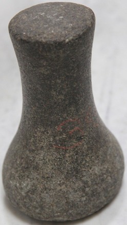 Stone; Prehistoric American, Pestle, Bell Shape, 6 inch.