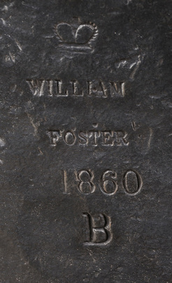 Blacksmith Tools; Anvil, Crown 1860 B, Wm Foster, 178 lbs, 24 inch.