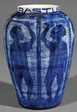 Newcomb College Pottery; Richardson (Mary Wolcott), Vase, Rastus on ...