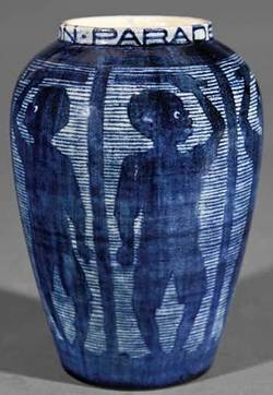 Newcomb College Pottery; Richardson (Mary Wolcott), Vase, Rastus on ...