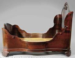 Furniture: Bed; Victorian, Rococo Revival, Belter (John Henry ...