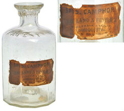 Ink Bottle; Harrison's Columbian Ink, Patent, 12-Sided, Clear, Label, 5 ...