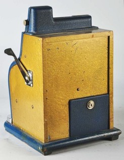 Slot Machine; Mills, QT, Hash Mark, 1 Cent.