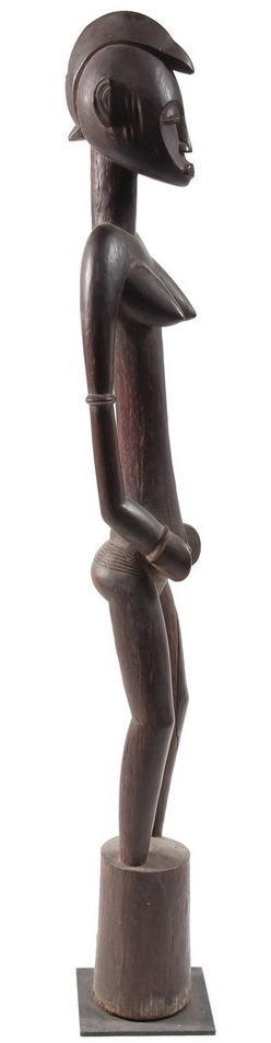 Carving; African, Ivory Coast, Senufo, Wood Rhythm Pounder, Female ...