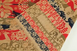 Coverlet; Jacquard, Pennsylvania, 1842, Hoke (Martin), Red Blue & Green ...