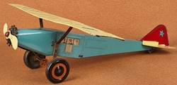 Toy Airplane; Schieble, High Wing Monoplane, 29 inch.