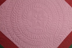 Quilt; Amish, Pennsylvania, Pieced, Diamond in Square Pattern, Green ...