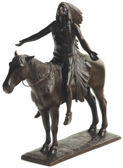 Bronze Sculpture; Dallin (Cyrus Edwin), stamped 1913, Appeal to the ...