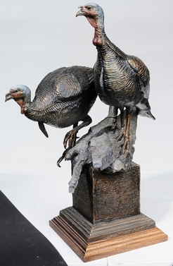 Bronze Sculpture; Lowery (Ronald), signed 2000, Cold Painted, Pair of ...