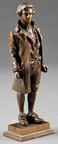 Bronze Sculpture; Pratt (Bela Lyon), after, Reduction of Figure of ...