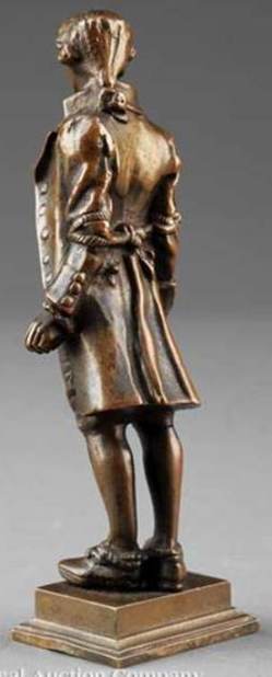 Bronze Sculpture; Pratt (Bela Lyon), after, Reduction of Figure of ...