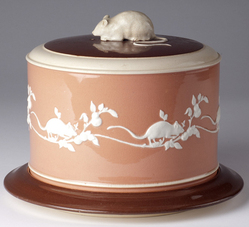 Staffordshire Pottery; MacIntyre (James), Slip, Cheese Dome & Stand ...
