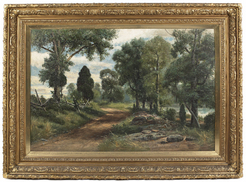 Shearer, Christopher High; Oil on Canvas Painting, signed 1897 ...