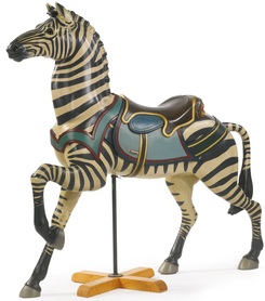 Carousel Horse; Morris (E Joy), Zebra, Stander, Middle Row.