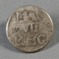 Button; Revolutionary War Era, Massachusetts 7th Regiment, MAS VII REG ...