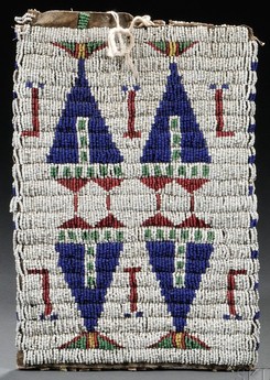 Personal; Lakota Sioux, Beaded Panel, 9 inch.