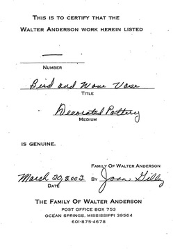 Shearwater Art Pottery; Anderson (Peter & Walter), Vases (2 ...