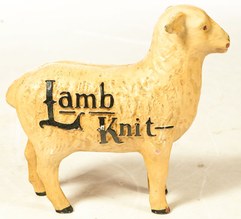 Advertising-Clothing; Lamb Knit Sweaters, Display Figure, Sheep, Papier ...