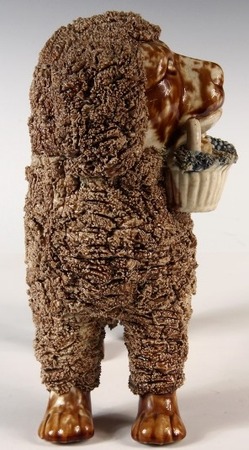 Bennington Pottery; Rockingham, Figure, Poodle, Basket of Fruit ...