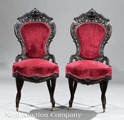Furniture: Suite-Parlor; Victorian, Rococo Revival, Meeks (J&JW ...