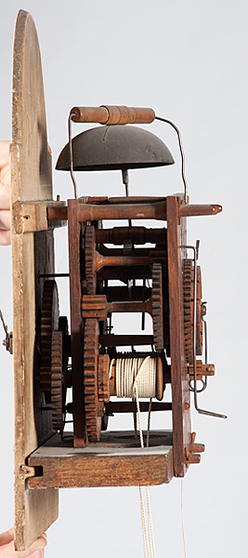 Tall Case Clock; Ohio, Federal, Watson (Luman), Elijah Warner Case, Cherry, Broken Arch, Eagle ...