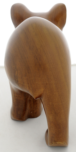 Carving; Cherokee, Crowe (Amanda), Bear, Walnut, signed, 11 inch.