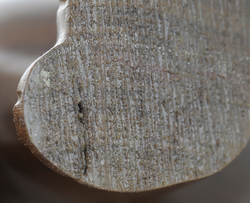 Carving; Cherokee, Crowe (Amanda), Bear, Walnut, signed, 11 inch.