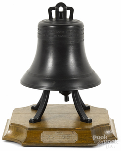 Bell; Whitechapel Foundry, Liberty Bell Replica, Bronze, American ...