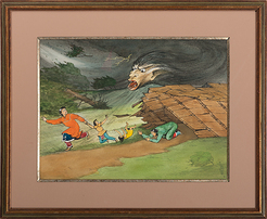 Smith, Ernest; Watercolor & Ink Painting, signed, Native American ...