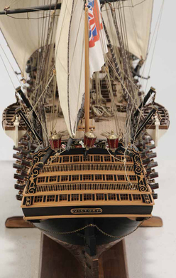 Model; Stephens & Kenau, HMS Victory, Rigged, Linen Sails, Copper Clad ...