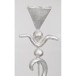 Candlestick (2); American, McCanna (Tom), Miro, Silvered Terracotta ...