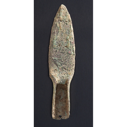 Copper; Old Copper Culture, Socket Spear, Rolled, 5 inch.